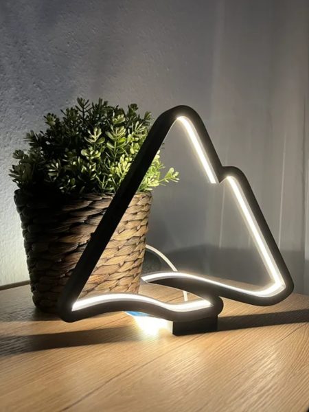 Mountain Lamp (3D Printed) – Modern & Eco-Friendly