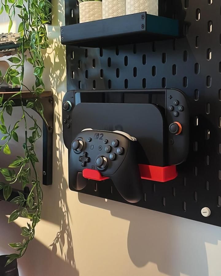 Custom PegBoard Setup with 3D Printed Mounts for Workspace